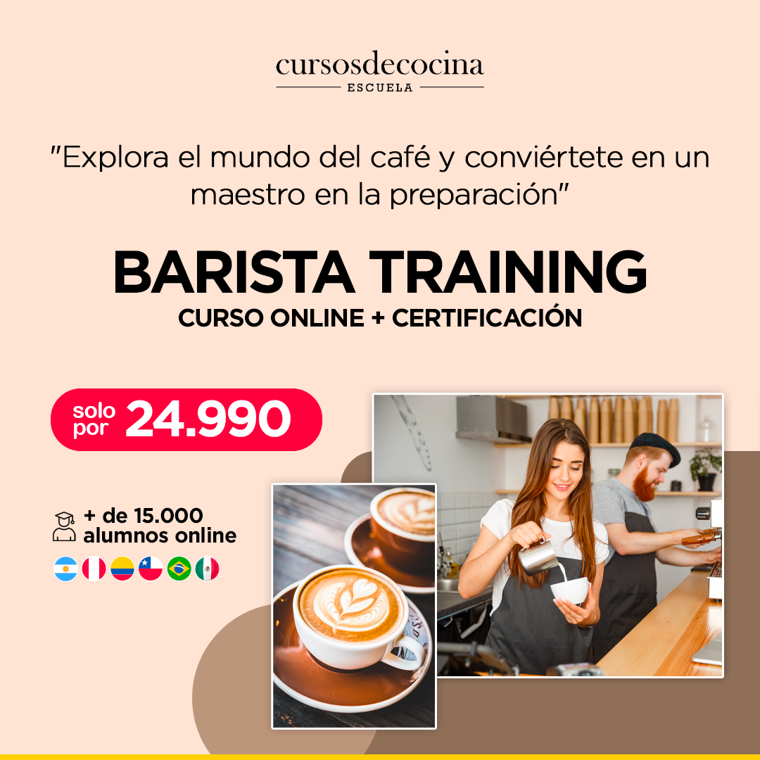 CURSO BARISTA TRAINING ONLINE - Cursosdecocina.cl